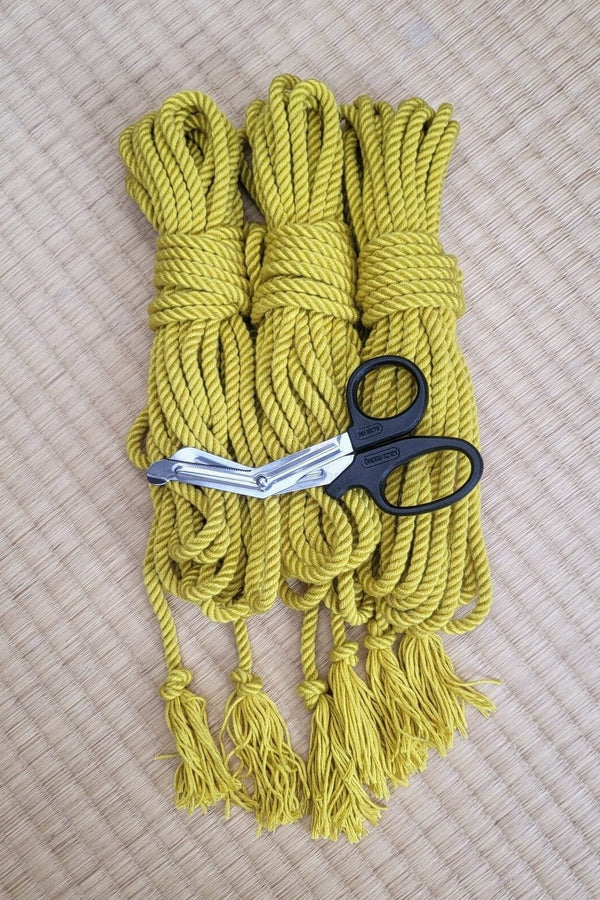 Bumblebee Yellow Shibari Rope in Supersoft Bamboo – RebornRopes